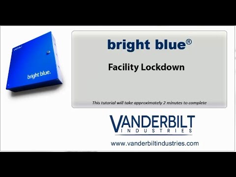 How to program and manage Lockdowns in bright blue/lite blue. - YouTube