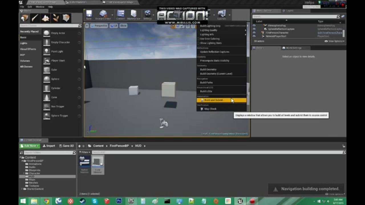 Tutorial Unreal Engine 4 UMG Set Material. - YouTube