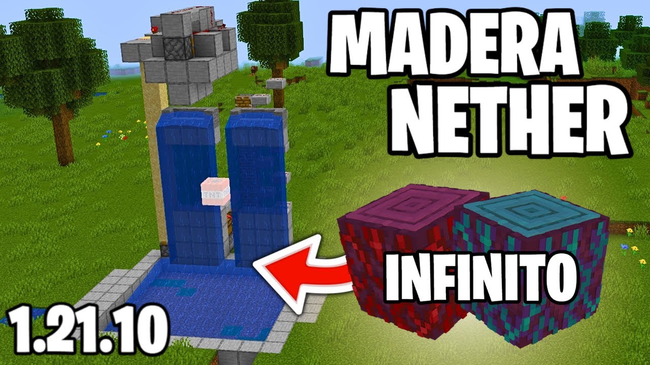Granja de Madera del Nether 1.21.10! Tutorial de Minecraft en Java ...