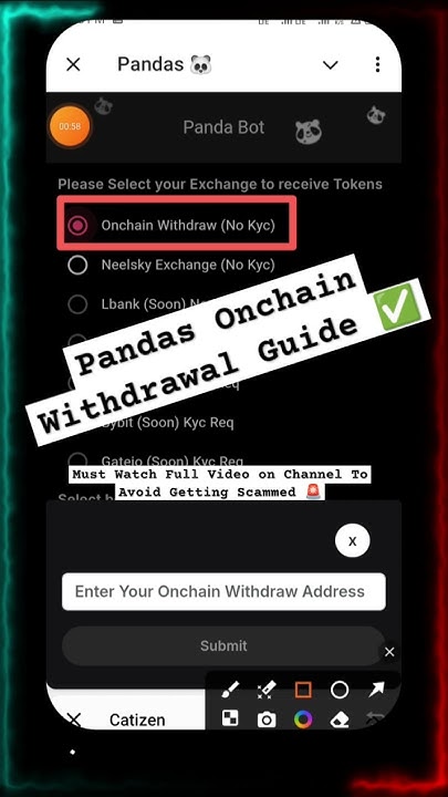 Pandas Airdrop Onchain withdrawal Kaise Kare Guide : Panda Withdrawal, Listing and Price Update ...