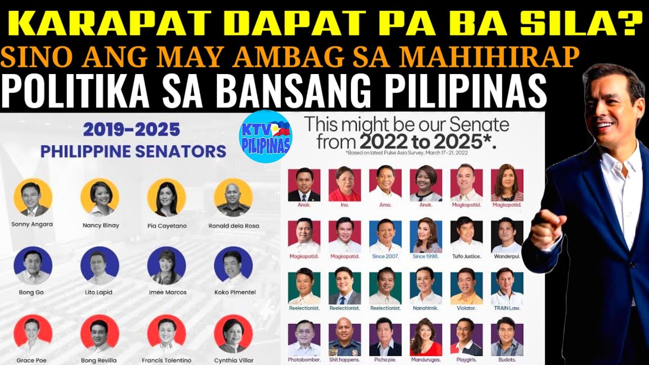 SENADOR 2025 || SINO ANG DAPAT MAPALITAN SA KANILA? KILATISIN ANG IYONG ...