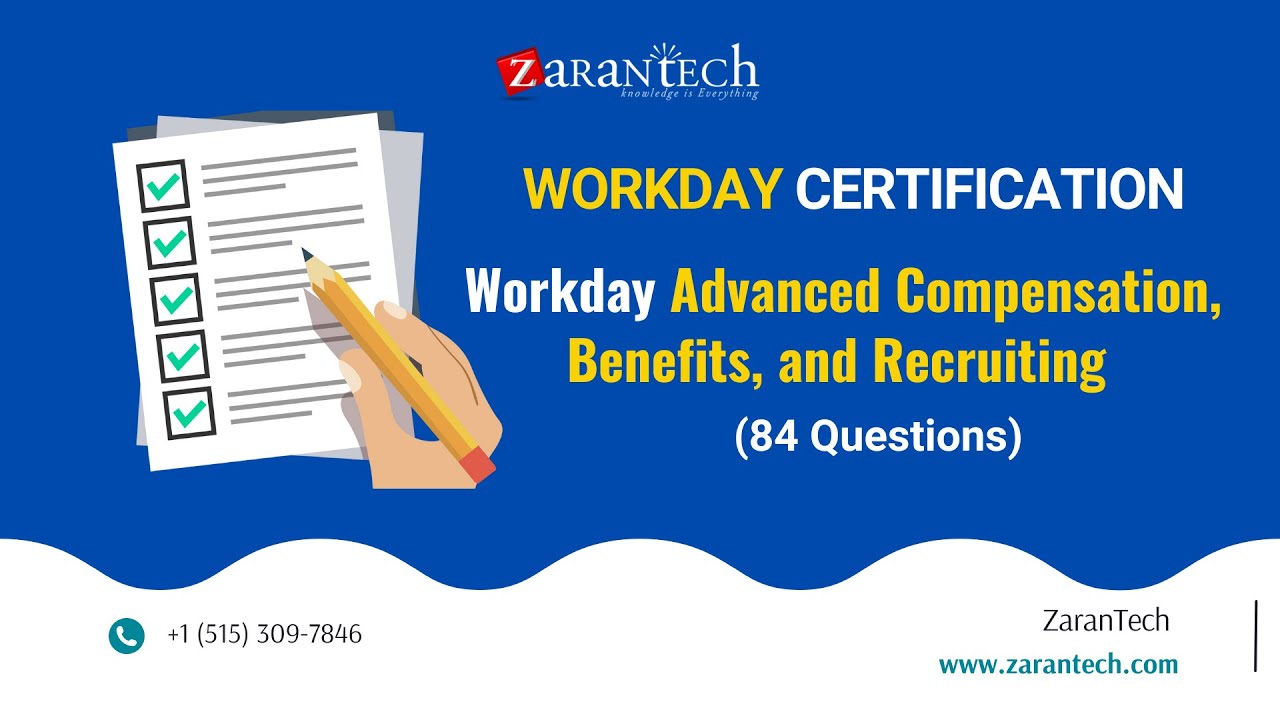 Workday Advanced Compensation, Benefits, and Recruiting (84 Questions ...