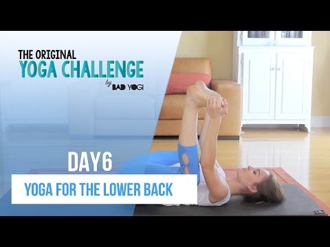 The Original Yoga Challenge Day 6 - Yoga For The Lower Back (Beginner)