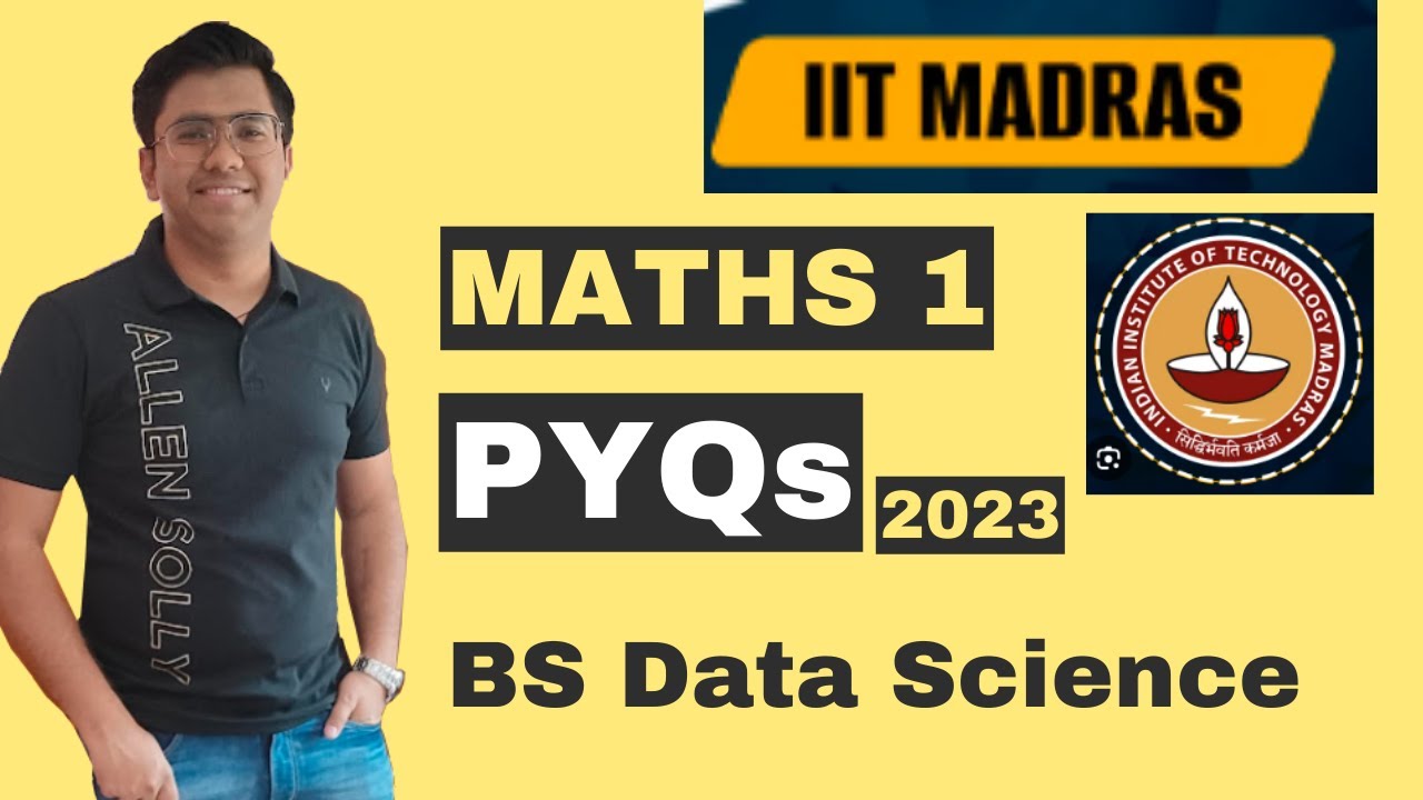 Maths 1 Week 1 | PYQ Series | IIT Madras Qualifier Exam Preparation - YouTube