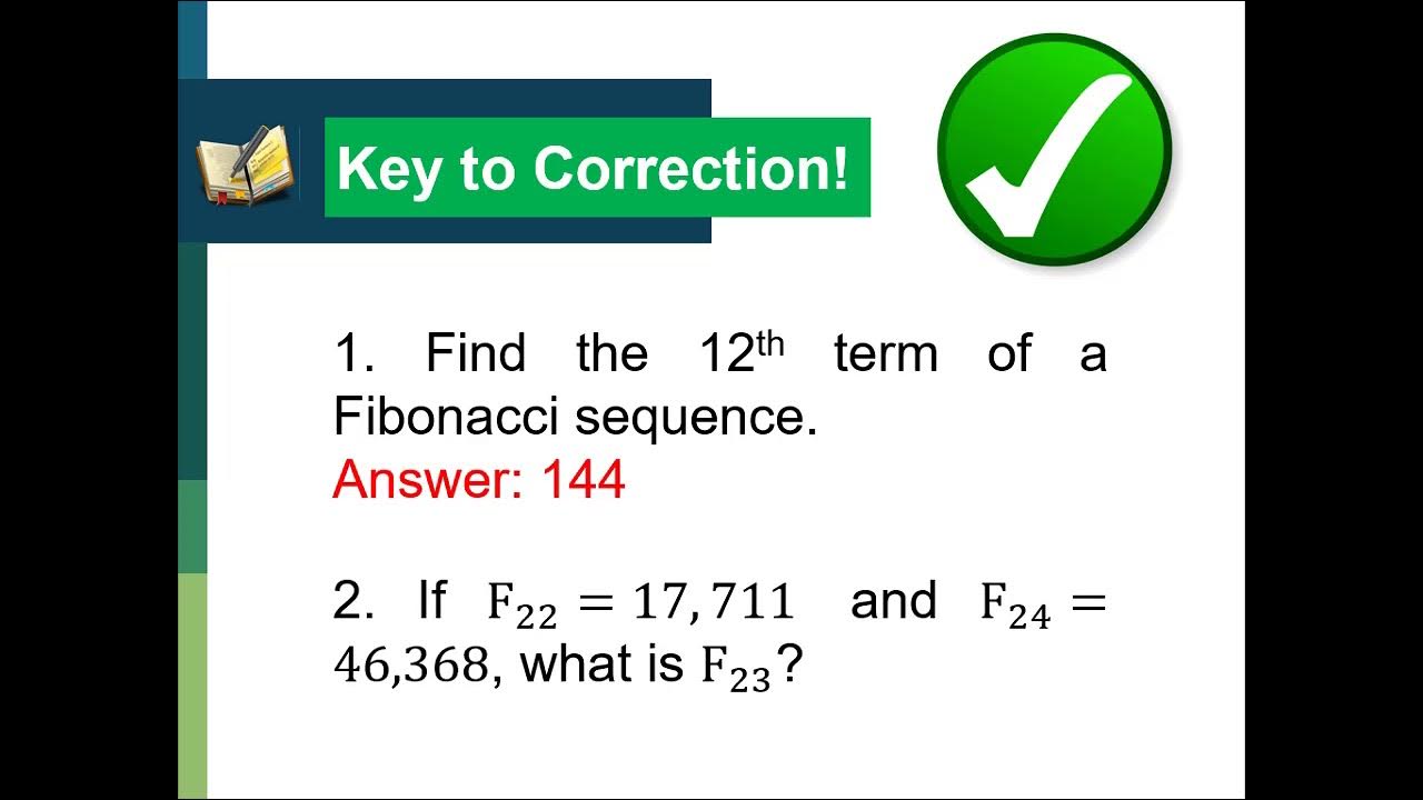 EMODULE 1.2 - The Fibonacci Sequence - YouTube