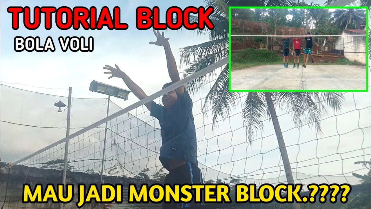 tutorial block bola voli untuk pemula // voli tutorial - YouTube