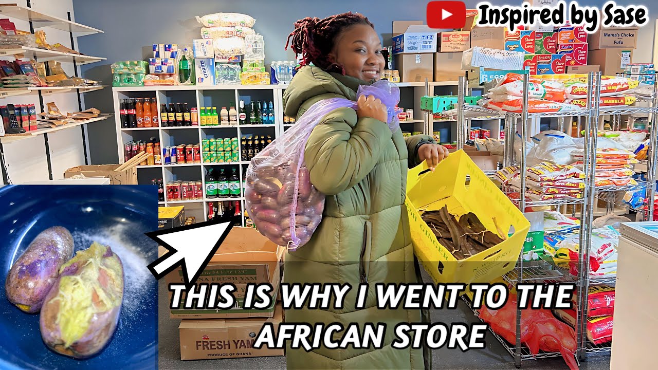 AFRICAN SHOP IN MIDDLETON LEEDS WITH UBE PEAR - YouTube