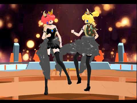 Bowsette MMD Tik tok Faded shuffle dance - YouTube