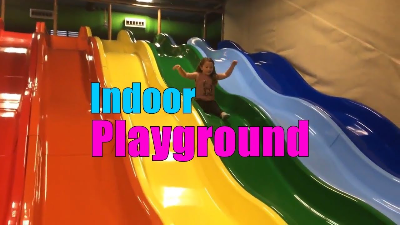 Indoor Playground Family Fun Play Area for kids Giant Slides Children ...