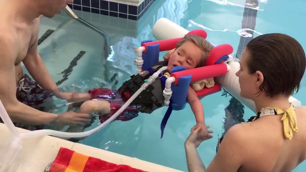 Max using his pool float from May We Help (2017/04/16) - YouTube