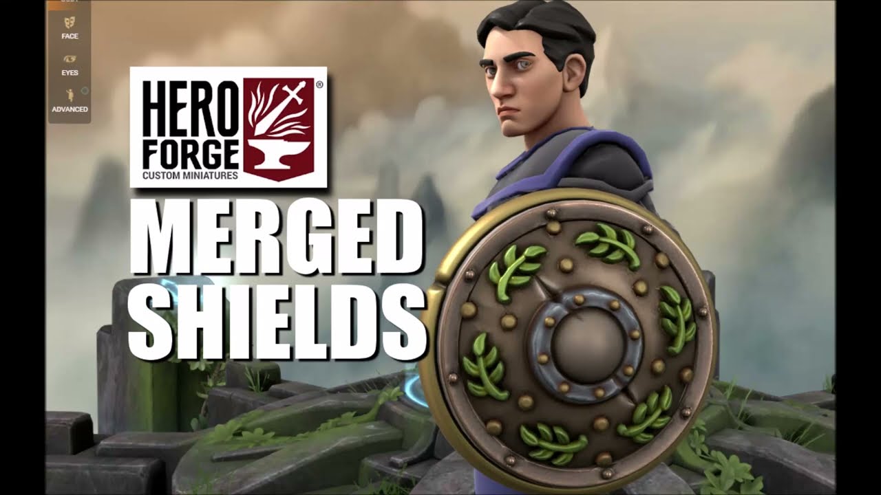 Merged Shields with Hero Forge - YouTube