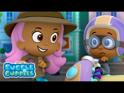 Detectives Molly & Goby Chase Slimy Slugs! | Bubble Guppies