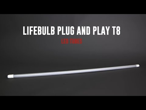 T8 Plug & Play LED Tube | Product Spotlight: LifeBulb - YouTube