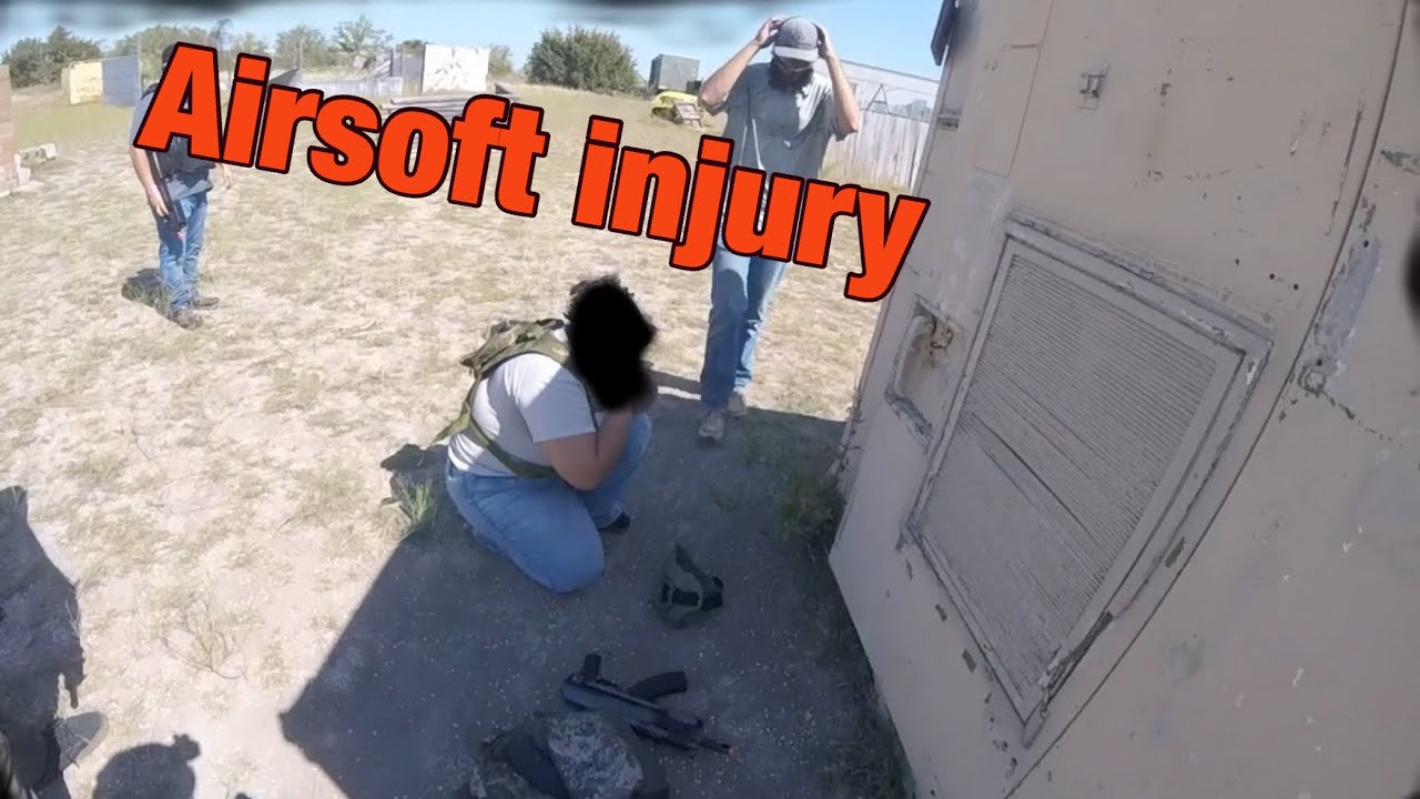 TX in Temple, Texas airsoft injury - YouTube