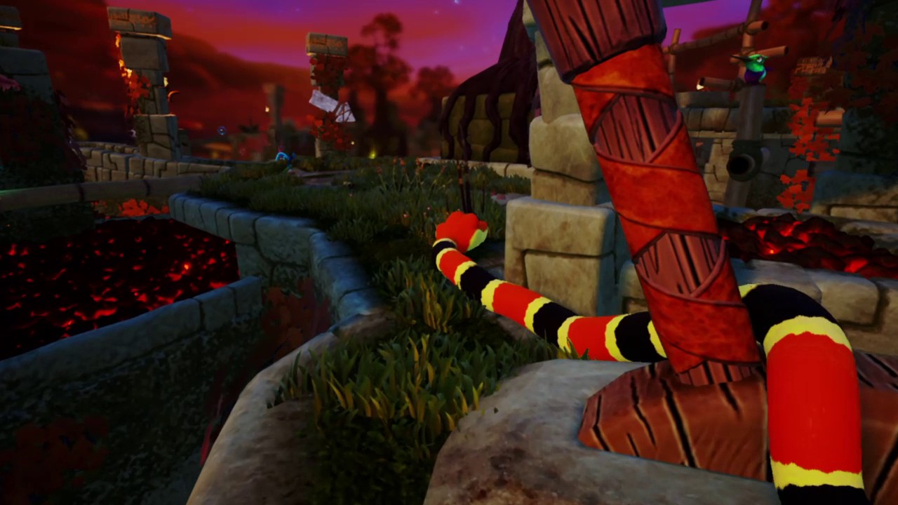 Snake-Pass Full Playthrough PS4 (Part 6) - YouTube