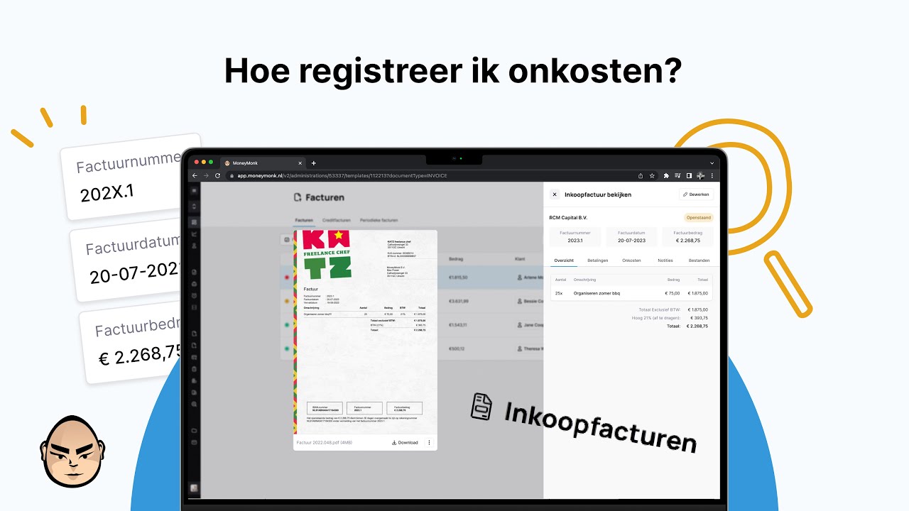 Hoe registreer ik onkosten? - YouTube