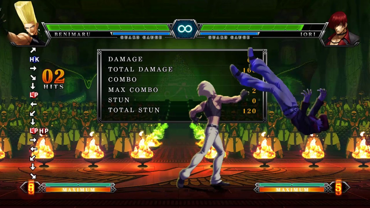kof 13 benimaru drive cancel optimize - YouTube