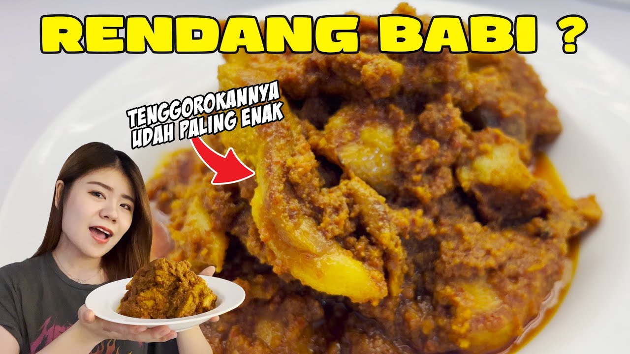 BIKIN RENDANG BABI YANG ENAK DAN EMPUK !! - YouTube