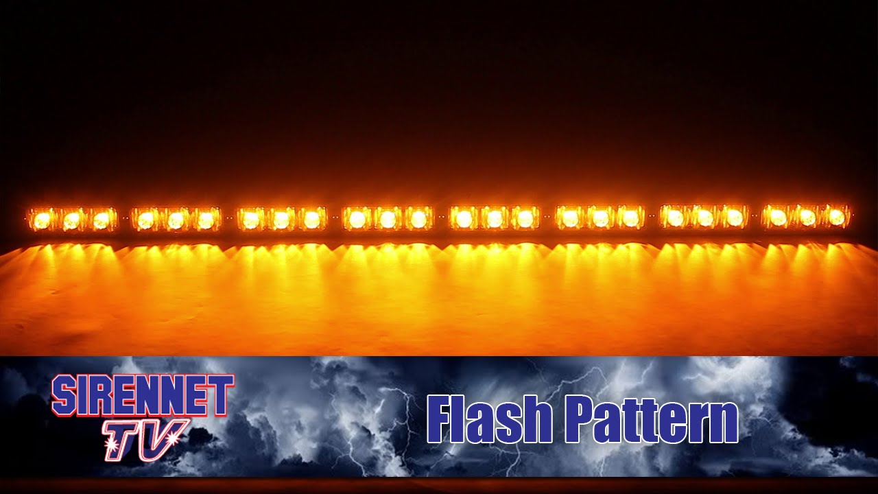 Flash Pattern: Whelen TAC8 Series Super-LED Traffic Advisor - YouTube