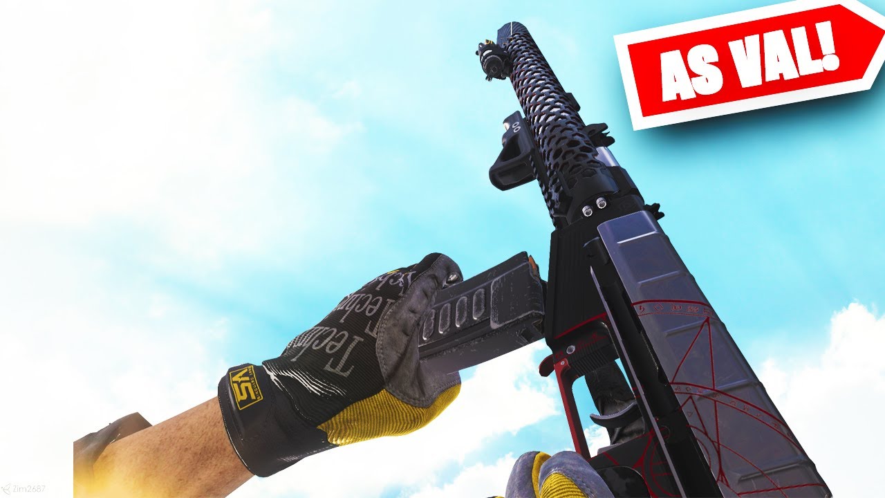 THE AS VAL IS THE FASTEST KILLING WEAPON IN WARZONE! THE BEST AS VAL ...
