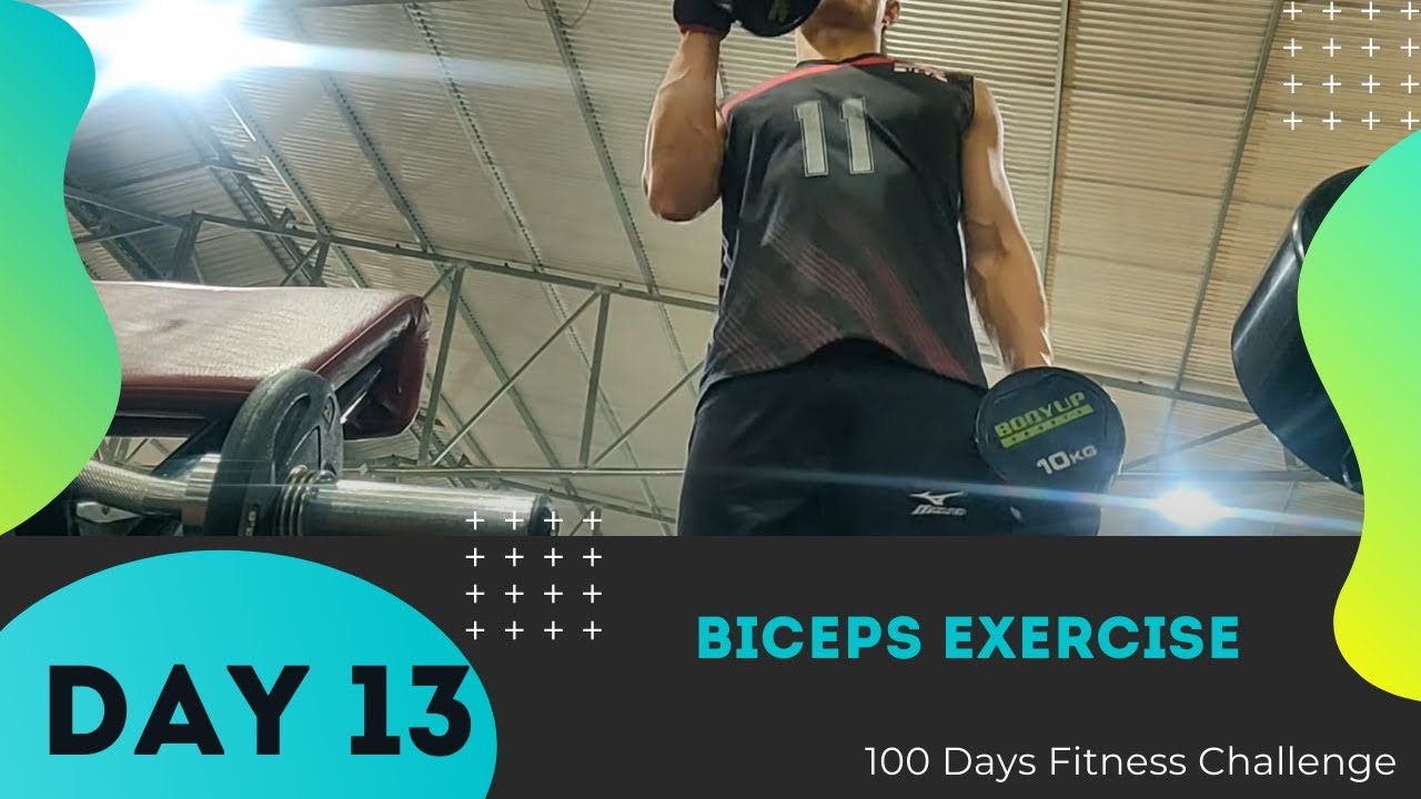 100 Days Fitness Challenge - Day 13 (15/05/2020) - Biceps Exercise ...