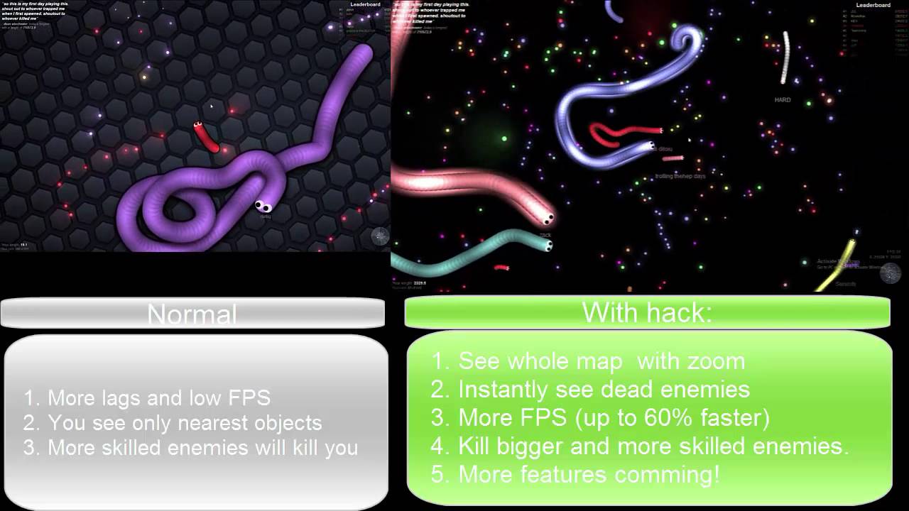NEW slitherio HACK ??? - SLITHER.IO // SNAKE HACK /// SNAKE DOMINATING ...