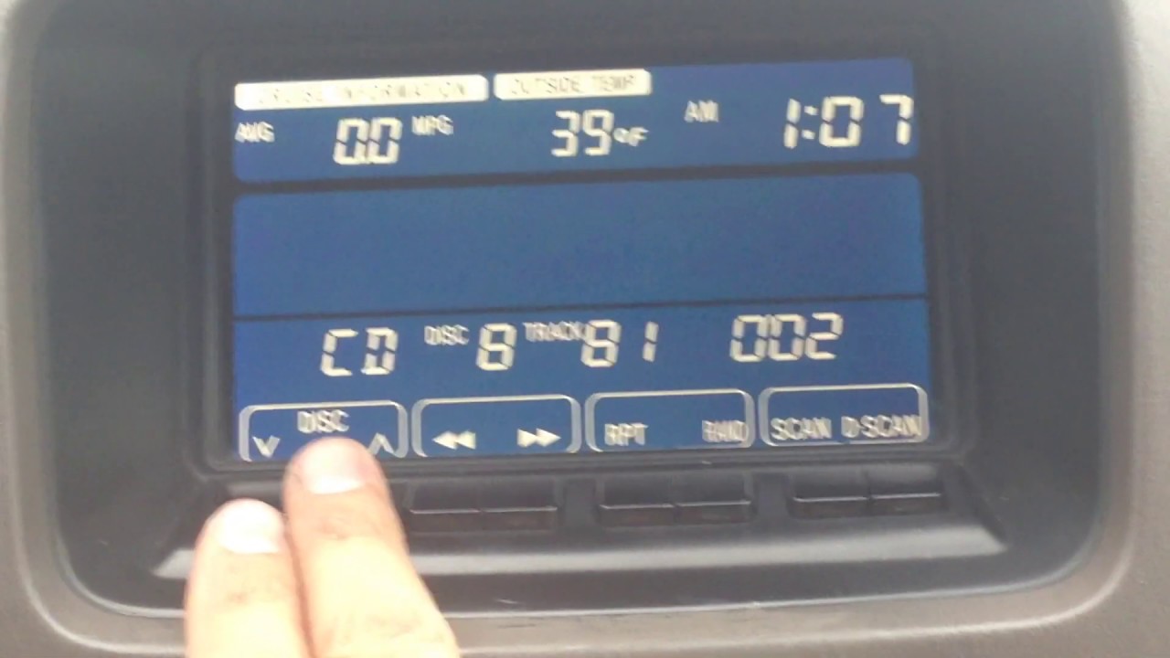 USB AUX Yatour in LEXUS RX300 (Blue screen) - YouTube