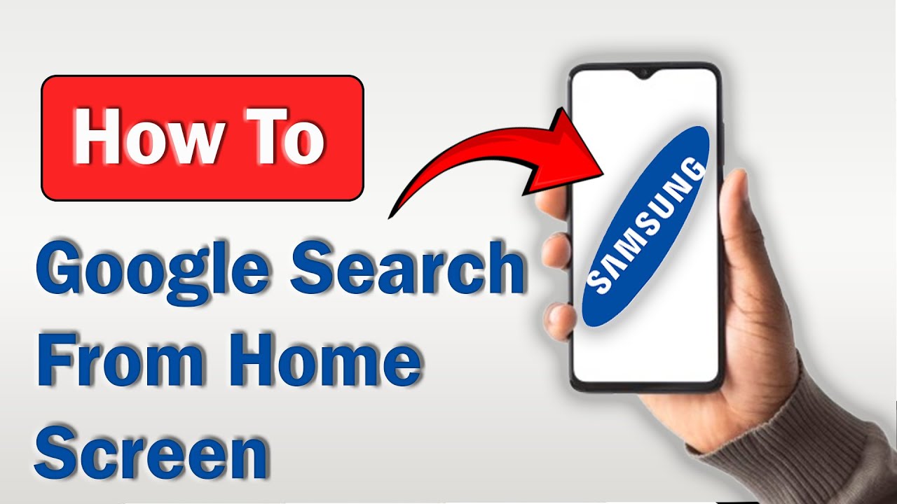 How to get Google Search Bar on Samsung Home Screen - (2025) - YouTube