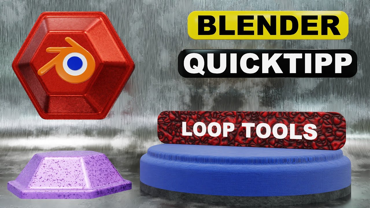 Blender Quicktipp Tutorial Loop Tools - YouTube