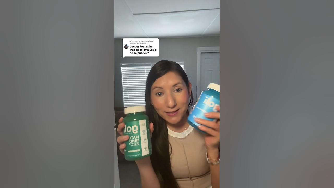 Respuesta a Morena Las gomitas de Nutrition de botella azul, botella verde y botella roja #goli ...