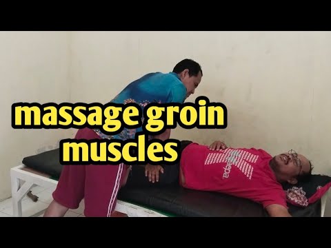 MASSAGE GROIN MUSCLES - YouTube