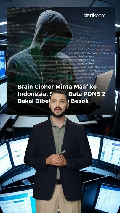 Pusat Data Nasional Di Retas Oleh Cyber Pdn Data Kominfo Cyber