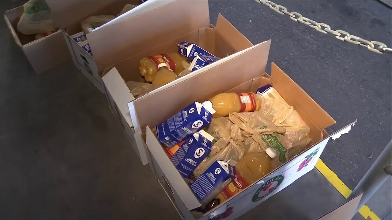 Free drive-thru food distribution every Tuesday & Thursday - YouTube