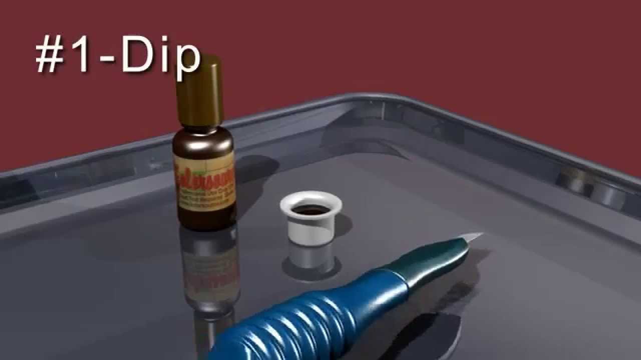 Microblading "Dip Tap Stroke" Technique Helpful Tip by Linda H Dixon MD ...