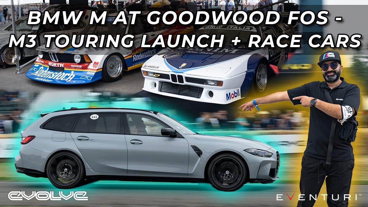 BMW G81 M3 Touring Launch + Race Cars on Track @ Goodwood Festival Of ...