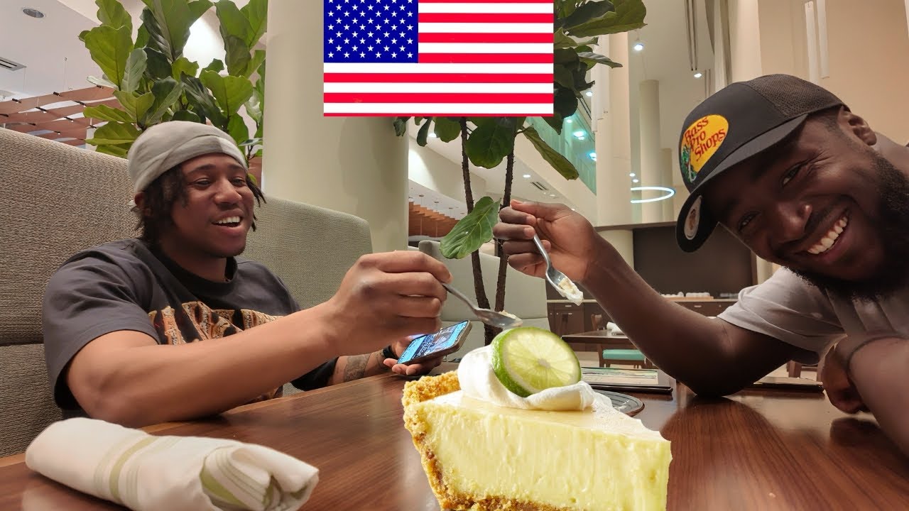 BRITISH GUYS TRY KEY LIME PIE FOR THE FIRST TIME - THE TASTE SHOCKED US ...