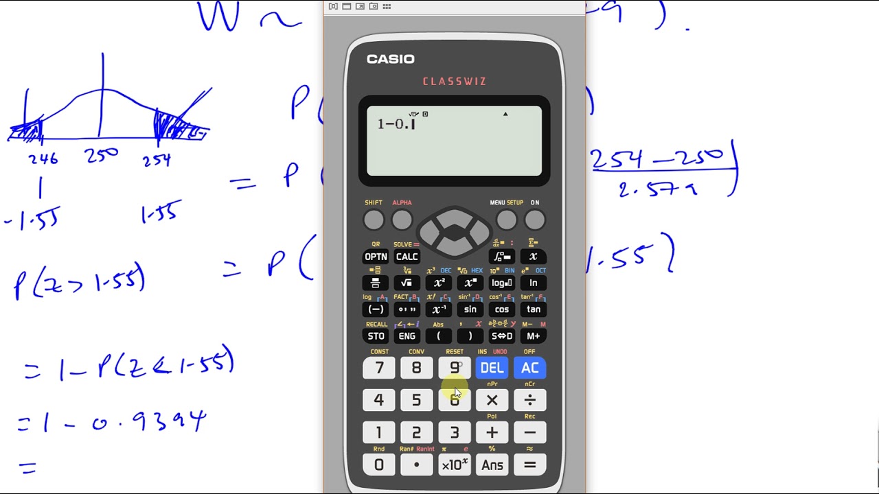 EDEXCEL S1 IAL JAN 2017 Q6c Normal Distribution - YouTube