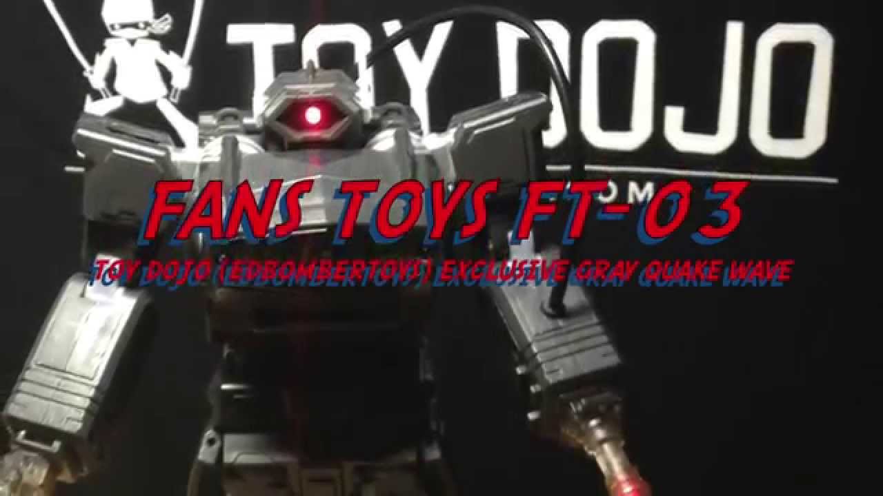 TOY DOJO EXCLUSIVE GRAY QUAKE WAVE - YouTube