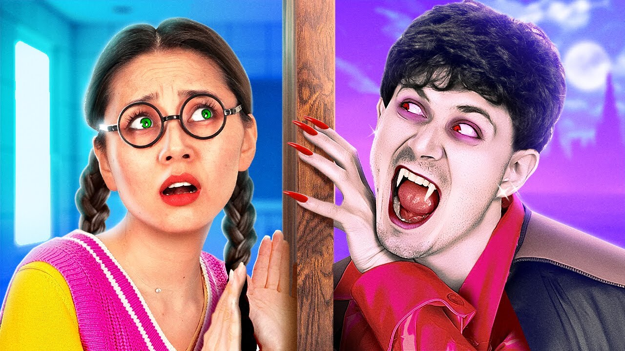 HOW TO BECOME A VAMPIRE || Dark Side Is Activated! Extreme Makeover for ...