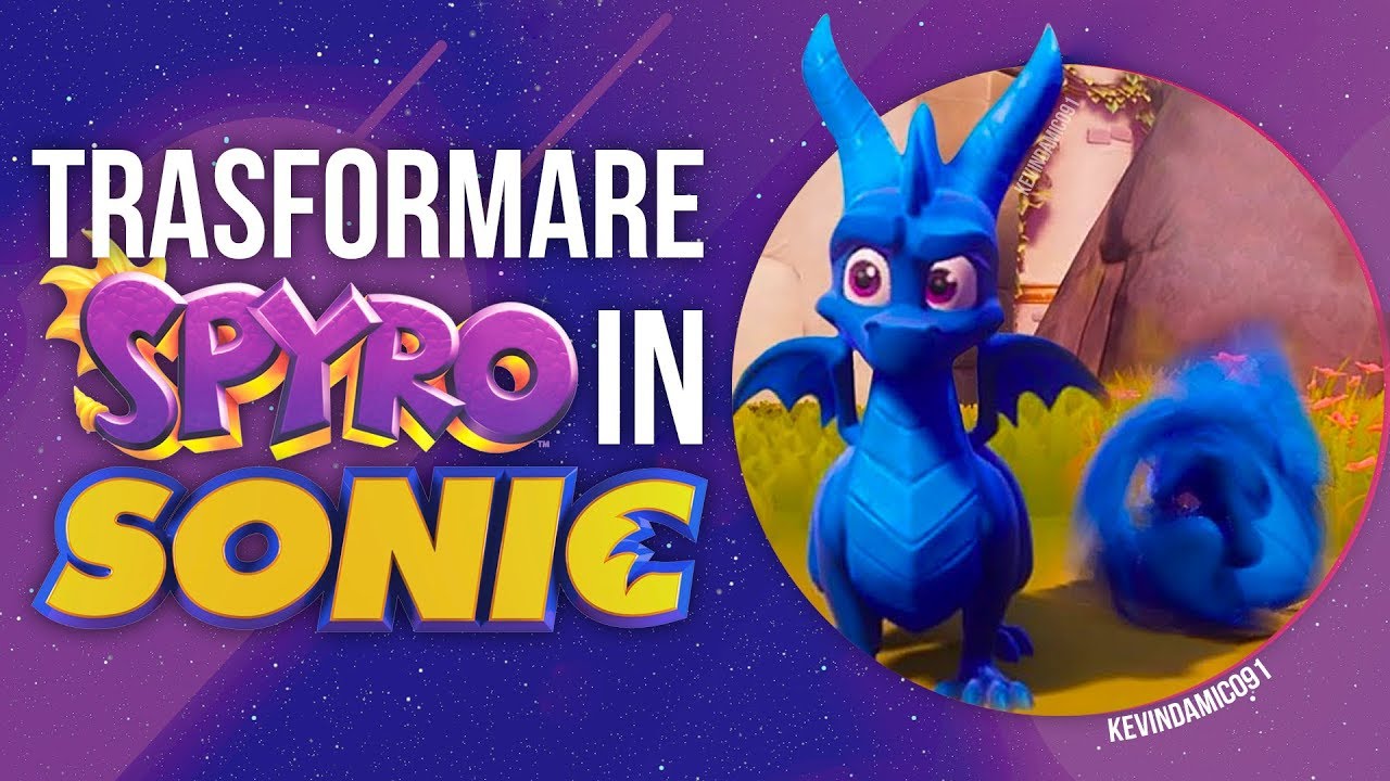 TRASFORMARE Spyro in SONIC - Spyro Reignited Trilogy GLITCH - YouTube