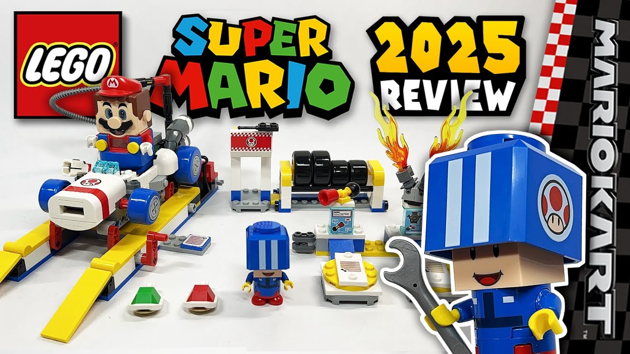 Lego Super Mario kart toads garage 72035 2025 set review | Toy Network