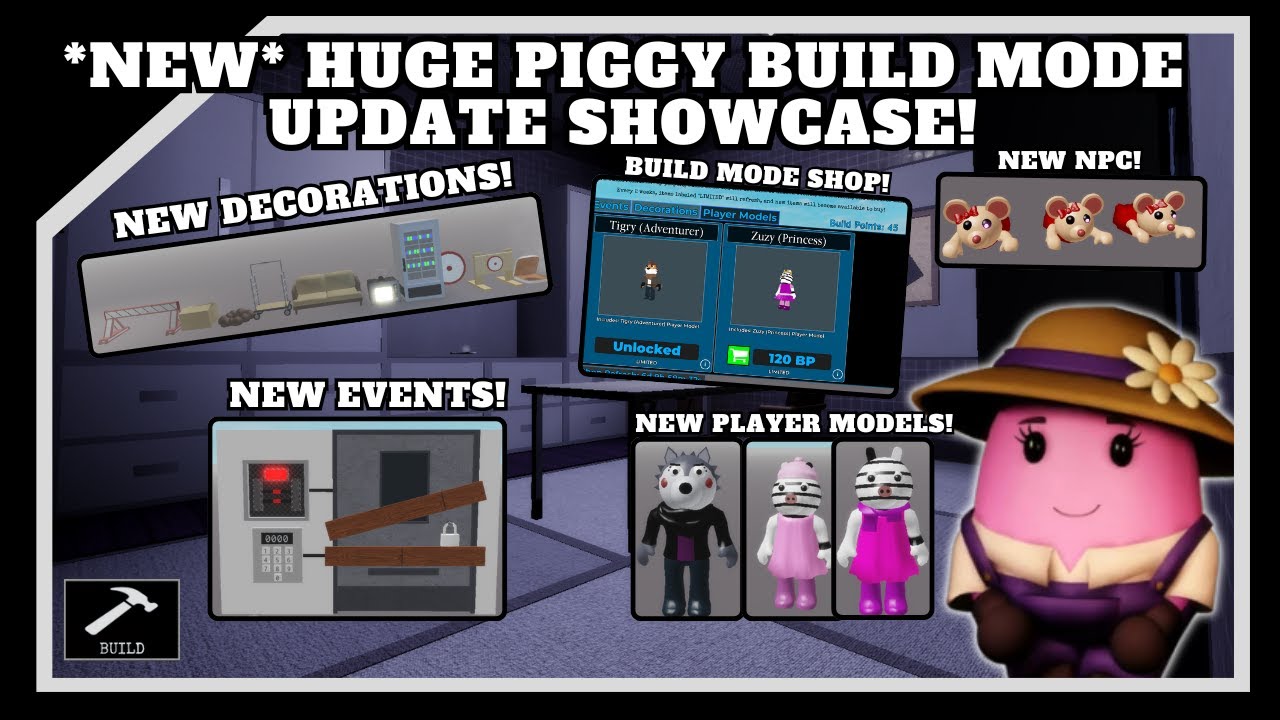 Huge Piggy Build Mode Update Showcase! - YouTube