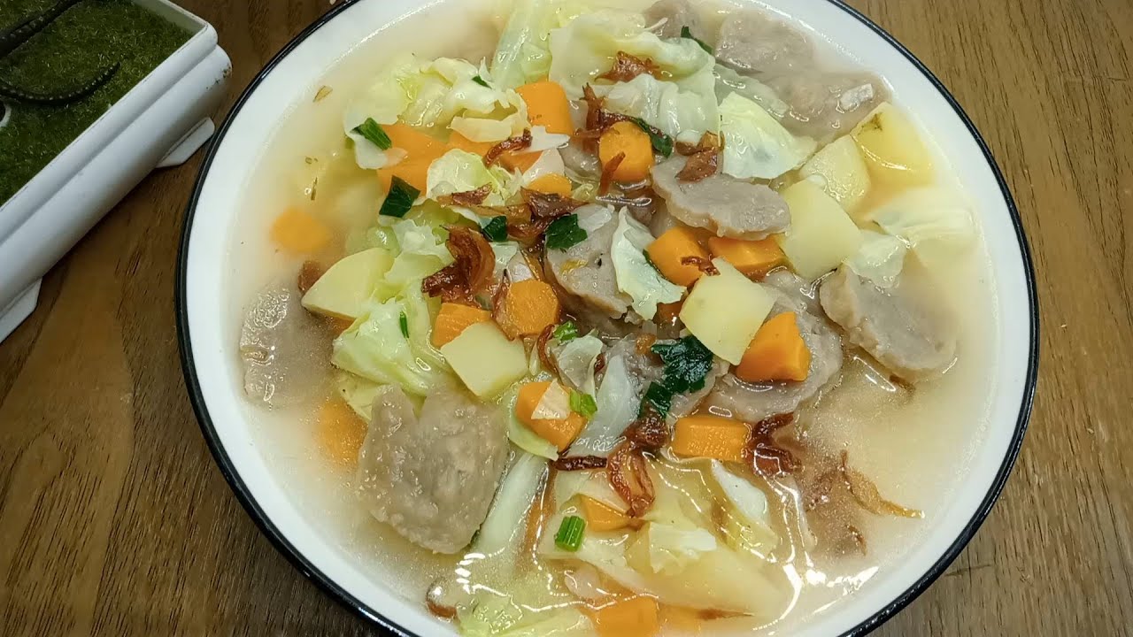 Menu sayur sup bening kesukaan keluarga !! simple dan enak - YouTube