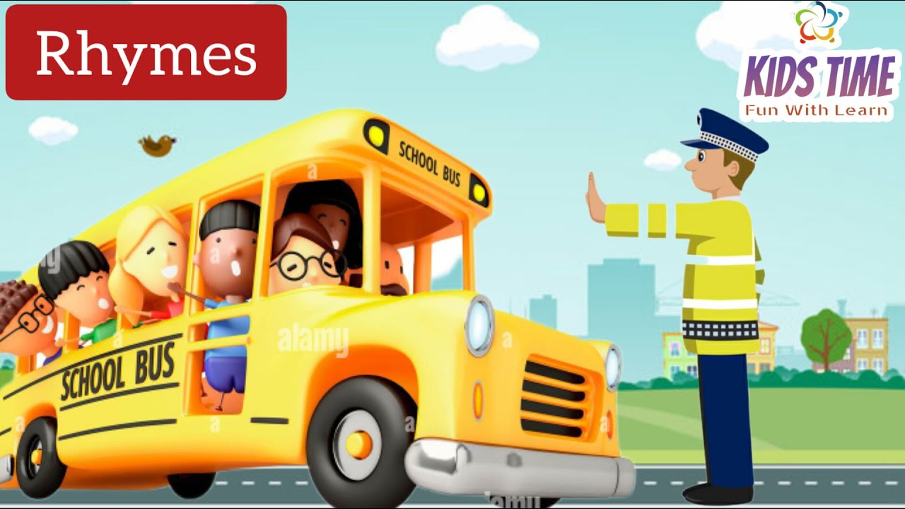 The Wheels on the bus Rhymes | Nursery Rhymes | Kids song | English ...