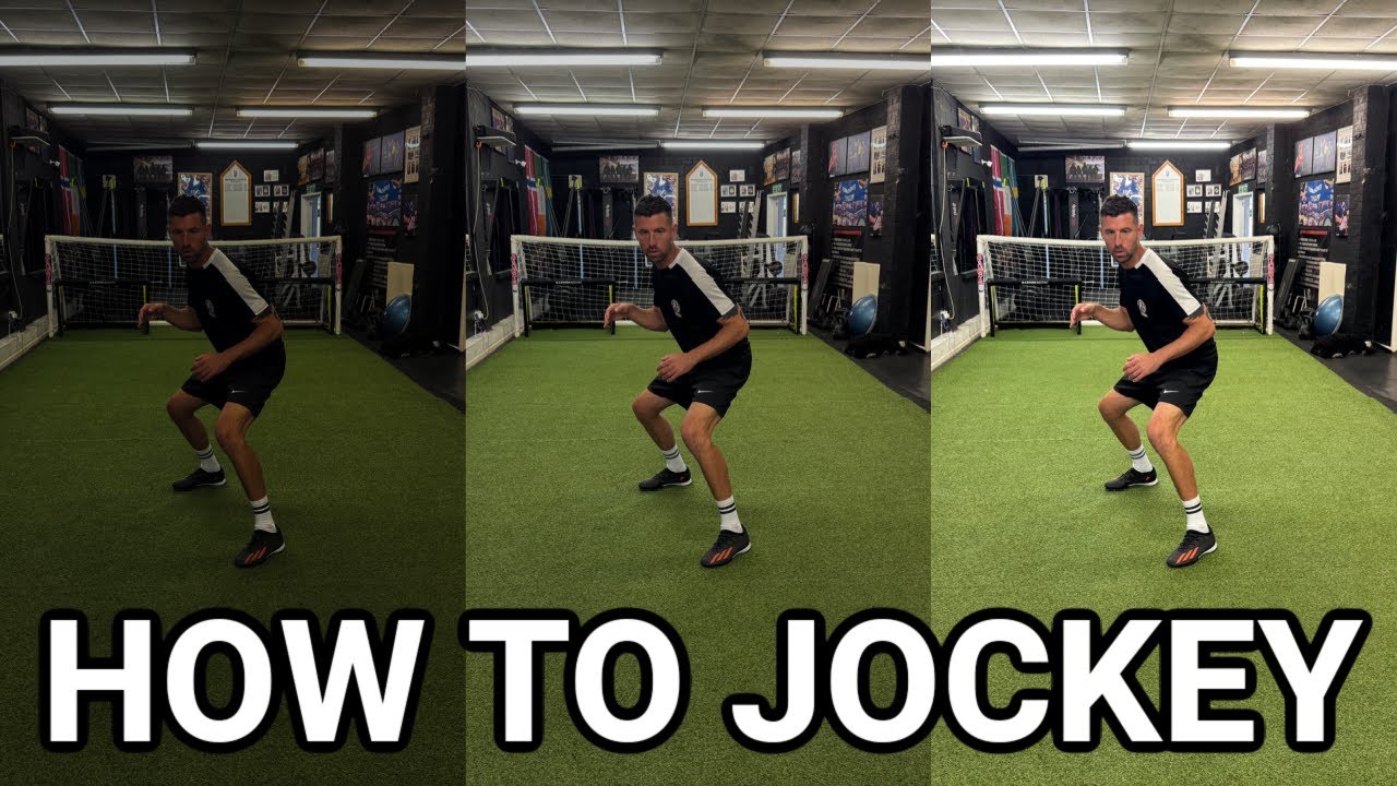 Football Defending Basics - Jockeying Made Simple - YouTube