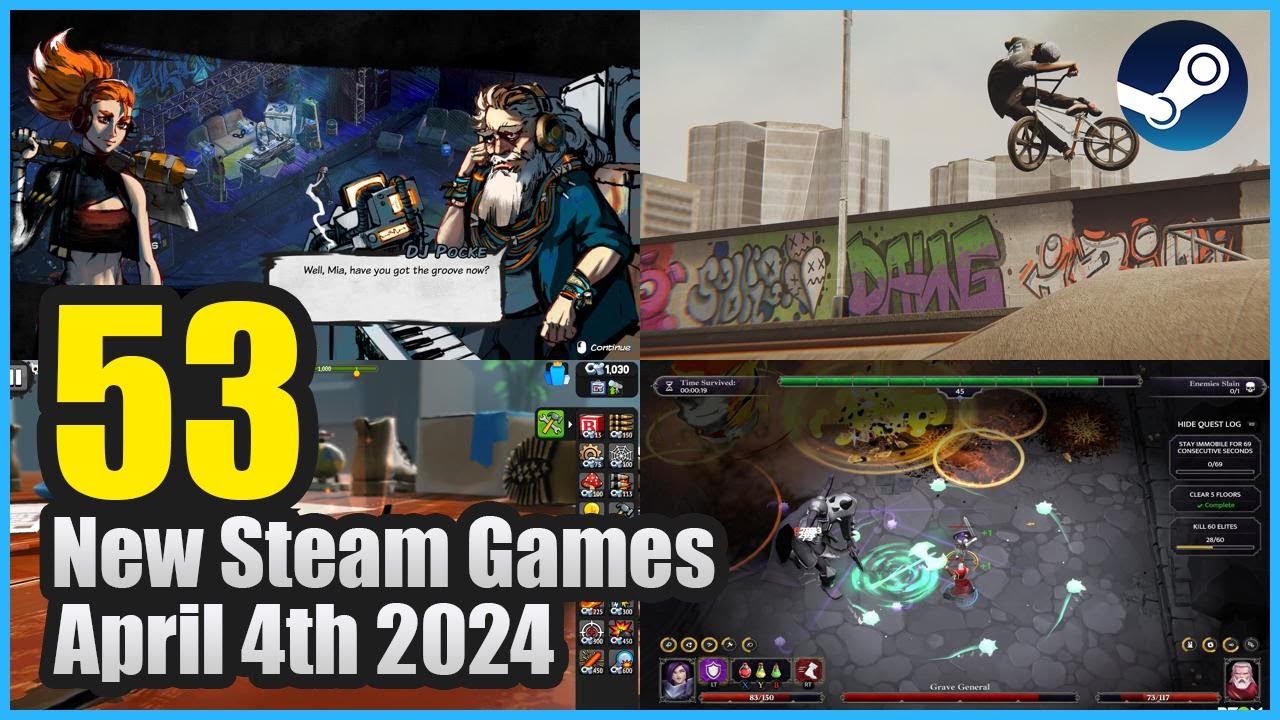 New Steam Games (Thursday April 4th 2024) - YouTube