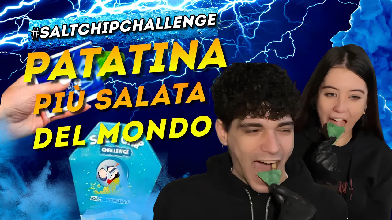 PATATINA più SALATA al MONDO ! Salt CHIP CHALLENGE - YouTube