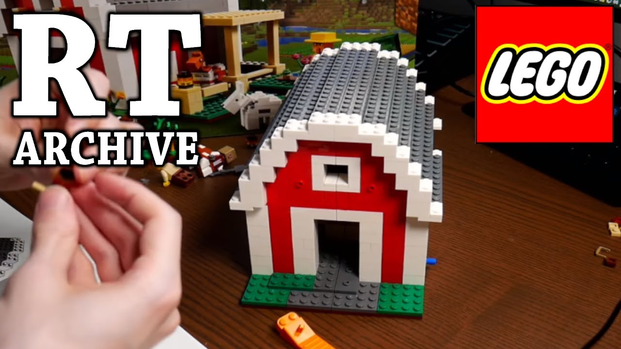 RTGame Streams: Building a Lego Minecraft Farm - YouTube