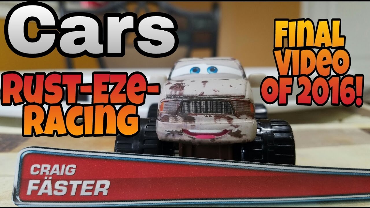 Disney Pixar Cars Diecast Review: Craig Fäster 2016 Rust-Eze Racing ...