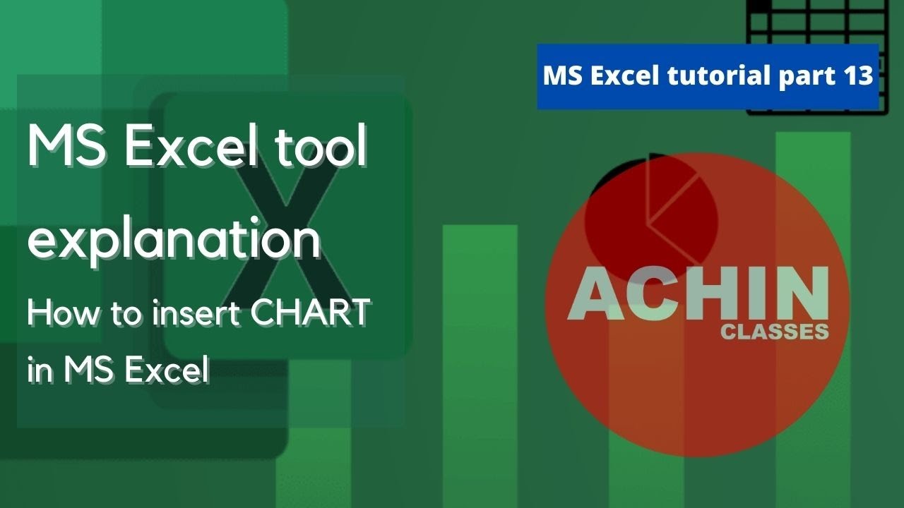 How To Insert CHART In MS Excel MS Excel Tutorial Part13 ACHIN How To Insert CHART In MS Excel MS Excel Tutorial Part13 ACHIN